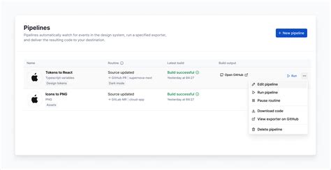 Create A Pipeline Creating Code Pipelines Made With Supernova