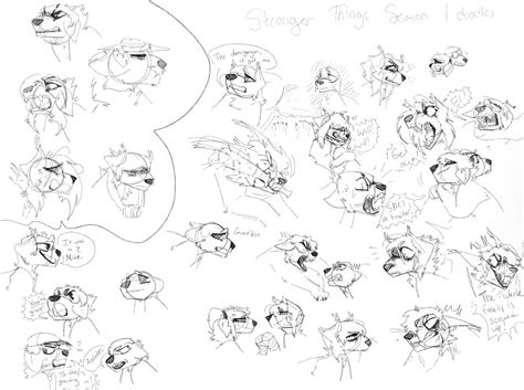 Stranger Things Doodles Season 1 By W1theredroses On Deviantart