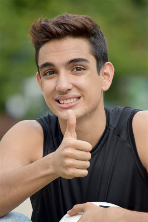 A Male Soccer Player And Happiness Stock Image Image Of Games Player