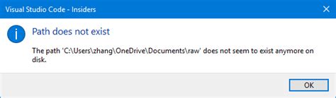 Cannot Open A Folder Under My Onedrive Folder · Issue 27285 · Microsoftvscode · Github