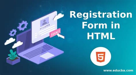 build registration form in html code and output tutorial 2023