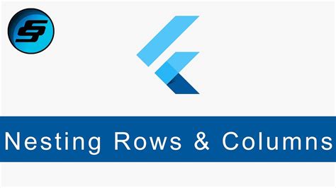 Nesting Rows And Columns Flutter Programming Youtube