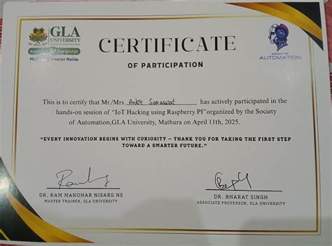 Excited To Have Participated In A Hands On Session On Iot Hacking Using Raspberry Pi 🔧