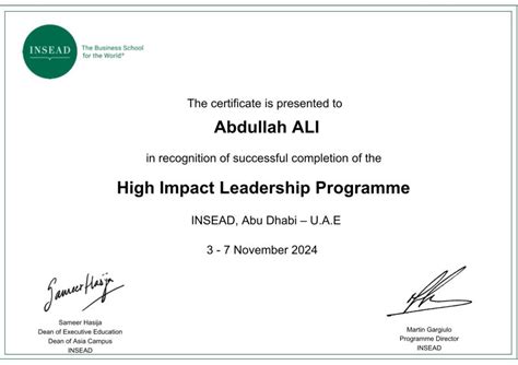 Im Excited To Share That Ive Completed The High Impact Leadership