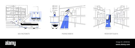 Autonomous Mobile Robots Abstract Concept Vector Illustrations Stock Vector Image And Art Alamy