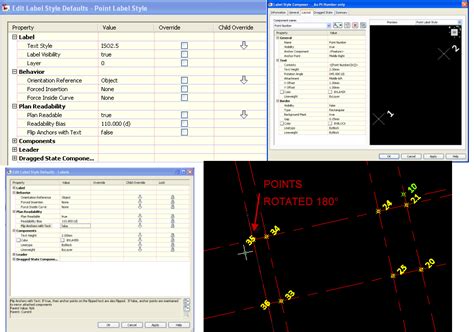 point label flip setting autodesk community
