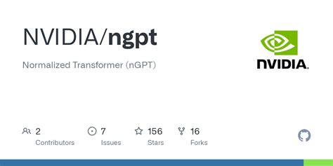 Github Nvidiangpt Normalized Transformer Ngpt