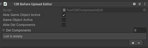 【無料】【非破壊】before Upload Gameobject Active Editor 12r Shop Booth