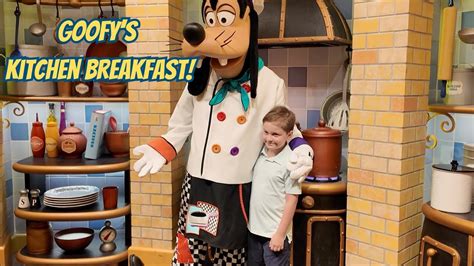 Our Magical Morning At Goofys Kitchen Disneyland Character Breakfast