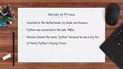 Overview Of Python Development Pptx