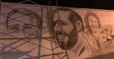 Polémica Por Mural De Uribe Bukele Y Luisito Comunica En Valle Del Cauca Lo Han Dañado Dos
