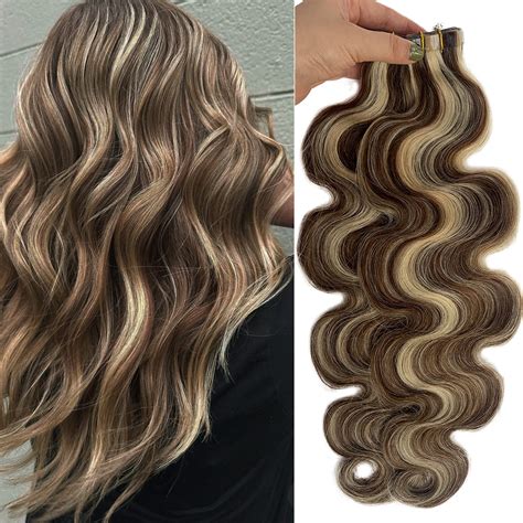 Bleach Blonde With Brown Highlights