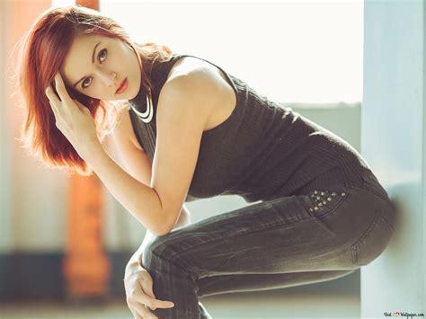 Girl Bench Sitting Pose 4k Wallpaper Download