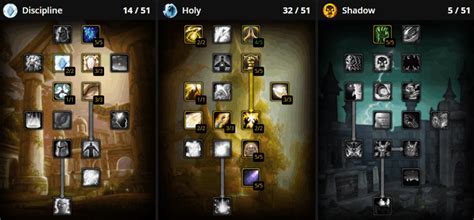 Wow Classic Priest Talent Tree Builds For All Three Specs