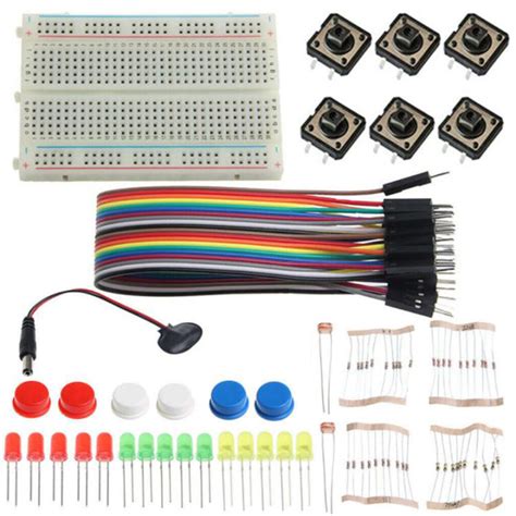 Electronic Starter Kit R3 Mini Breadboard Led Jumper Wire Button For Arduino Diy Encounter
