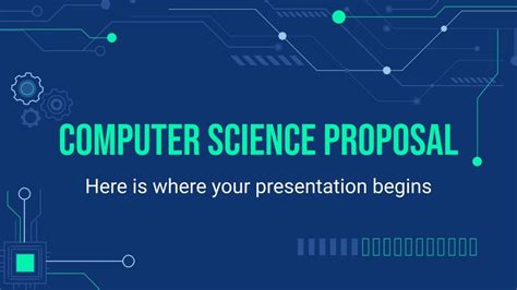 Computer Science Proposal Google Slides PPT Template