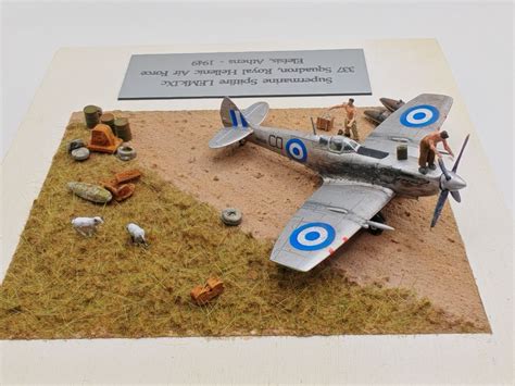 Spitfire Lf Mk Ixc Of 337 Sqn Hellenic Af Ready For Inspection