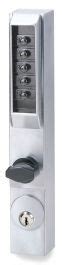 KABA Simplex 3000 Series Pushbutton Narrow Stile Access Lock W Thumbturn