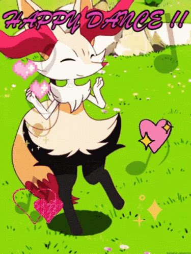Braixen Pokemon Gif Braixen Pokemon Braixen Happy Dance Gif Ek Felfedez Se S Megoszt Sa