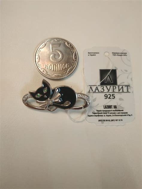 Срібна брошка — ціна 800 грн у каталозі Брошки Купити аксесуари за доступною ціною на Шафі