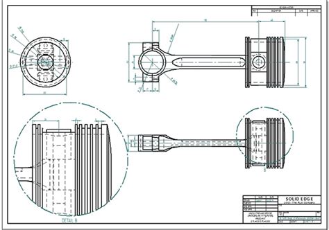 Piston Drawings On Behance
