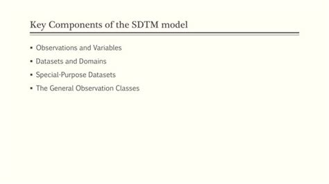 Introduction To SDTM PPTX Technology Computing