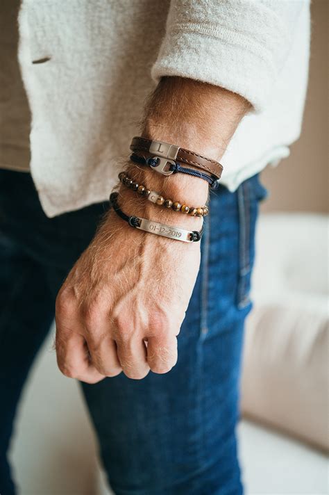 Mannen Collectie Initialen Armband Sieraden Voor Mannen Sieraden Man