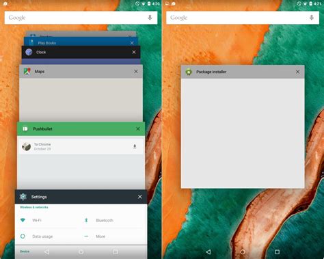 The Recent App Switcher In Lollipop Keeps Cards Around Even After You