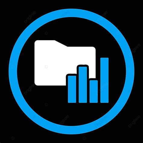 Charts Folder Icon Analytics Library Selected Vector Analytics