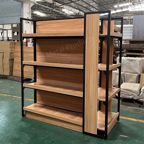 Customized Wooden Display Shelving For Retail Stores And Supermarkets Oem
