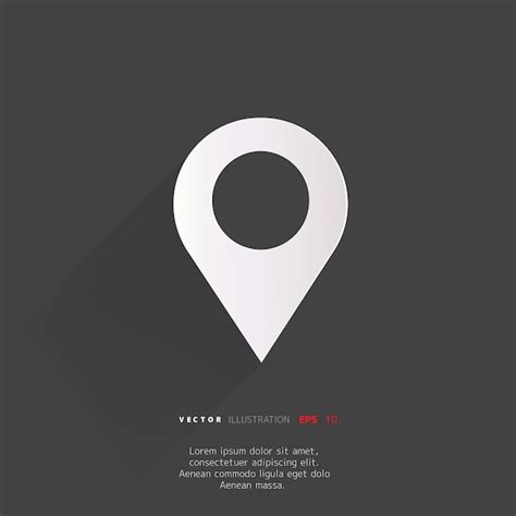 Premium Vector Map Pointer Icon