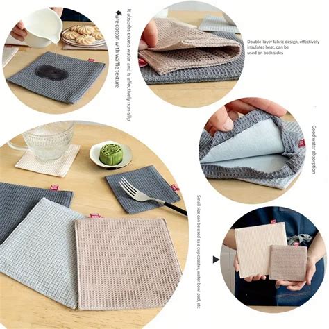 홈 데코 홈 용품 11 11cm 433 433인치 심플하고 내구성있는 열 절연 패드 주방 식당 Temu