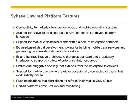 Sap Mobile Platform Architecture And Strategy Pdf