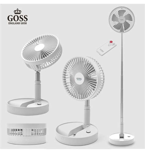 고스 무선 접이식 리모컨 써큘레이터 휴대용 충전식 선풍기 Gsf R007w화이트 티몬