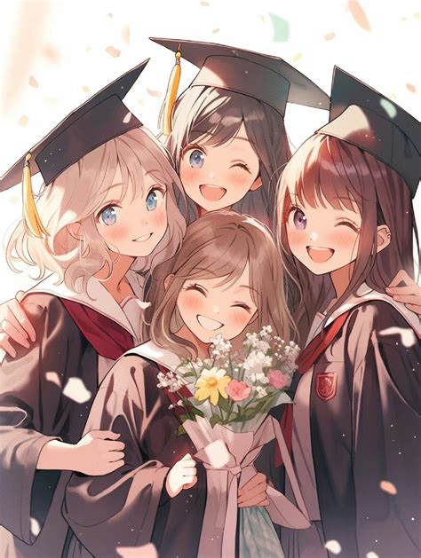 Friends Illustration Anime Girl Drawings Anime Art Girl Cute