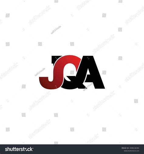 Jqa Letter Monogram Logo Design Vector Stock Vector Royalty Free
