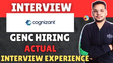 cognizant genc interview experience 2025 latest cognizant genc interview questions youtube