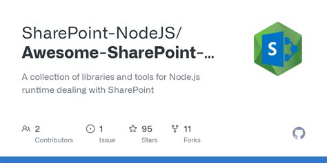 Github Sharepoint Nodejsawesome Sharepoint Nodejs A Collection Of