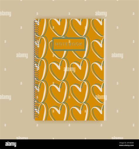Heart Notebook Cover Design Notebook Diary Cover Design With Heart On