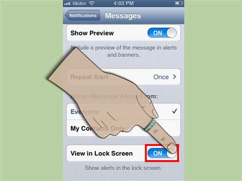 How To Put Application Notifications On A Lock Screen In IOS