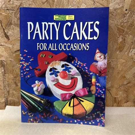 Vtg 80s 90s Party Cakes For All Occasions Decorating Book Australian