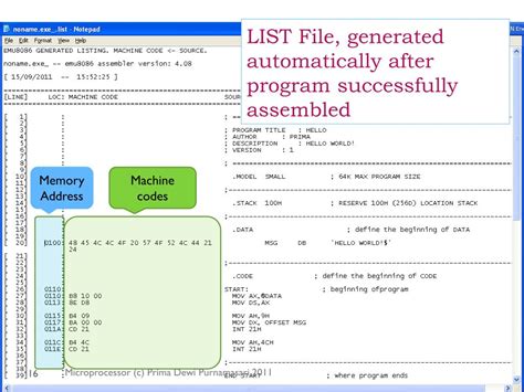 Ppt Fundamental Of Assembly Language Programming For Microprocessor