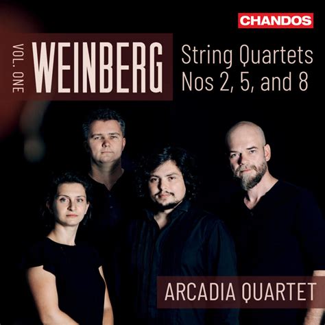 Weinberg Vol 1 String Quartets 2 5 8 Arcadia Quartet