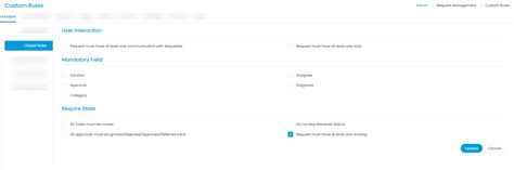 Incident Custom Rules Serviceops