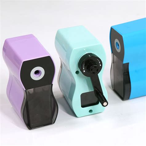 汇优美美术削笔刀手摇转笔刀削笔器美术素描速写手摇长芯炭笔转笔刀彩铅铅笔刨笔刀学生碳笔多功能磨笔砂纸 虎窝淘