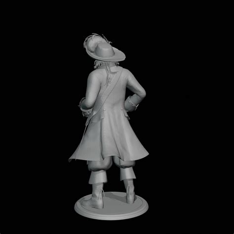 Captain Barbossa 3d Model By Moogar