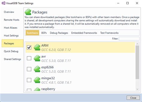 building visualgdb projects with team foundation server visualgdb tutorials