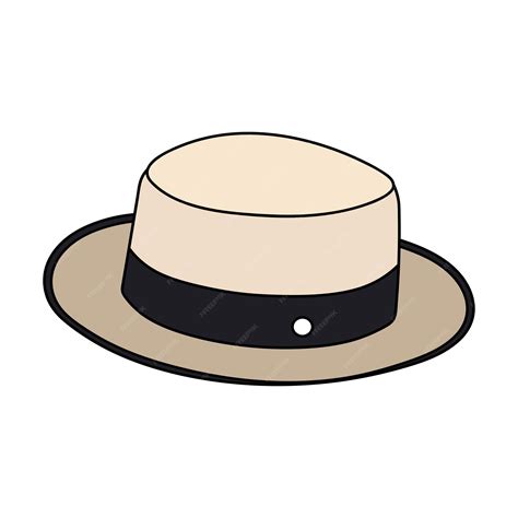 어린이들이 만화를 그리는 터 일러스트레이션 탈 모자 바탕에 고립 프리미엄 벡터