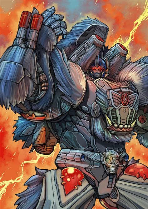 Optimus Prime And Optimus Primal Transformers And 2 More Drawn By