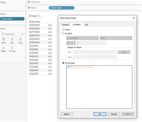 My Date Filter Formula Keeps Coming Back With The Same Error The
